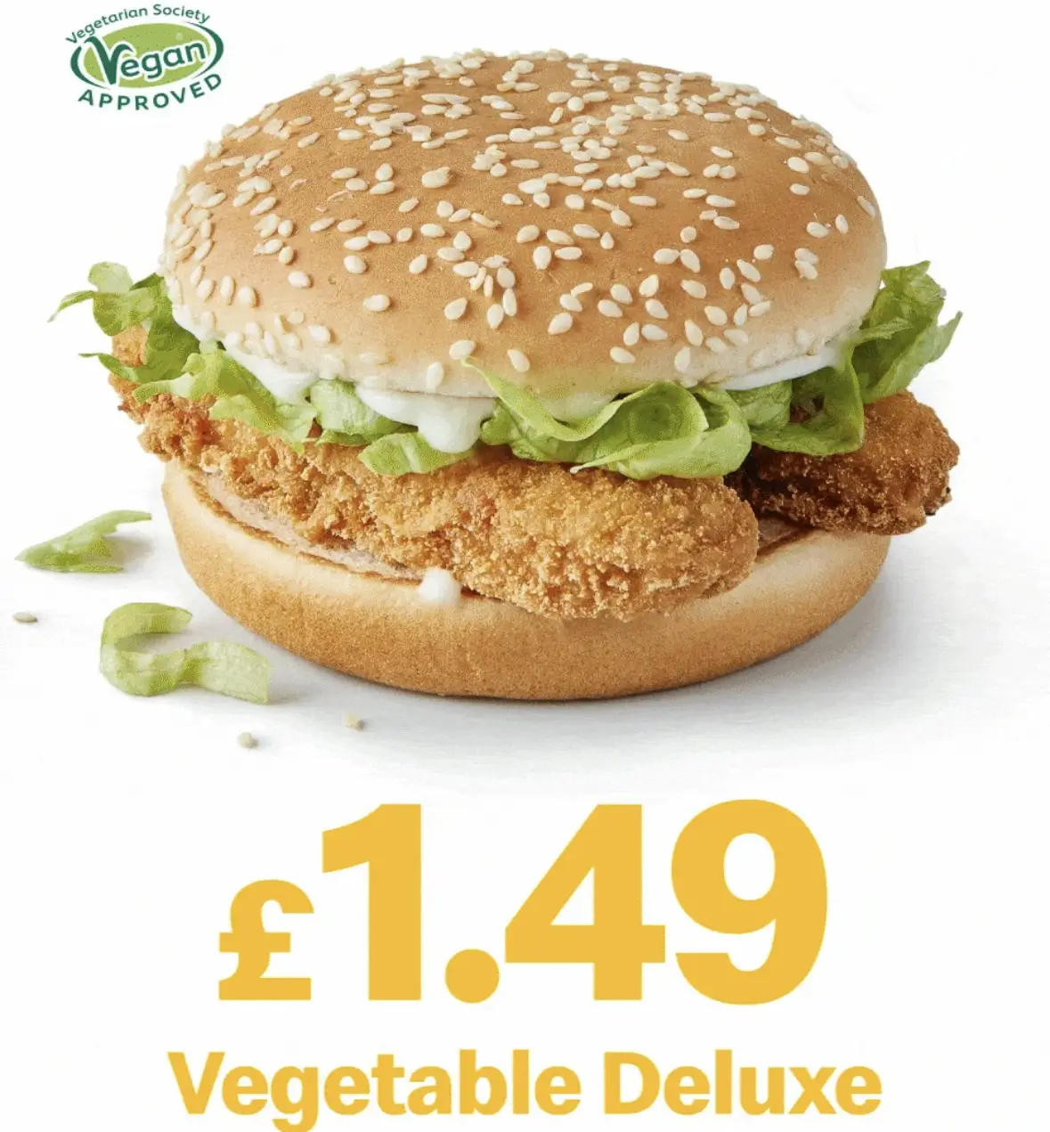 McDonald's Vegetable Deluxe £1.49 - Vegan Steals